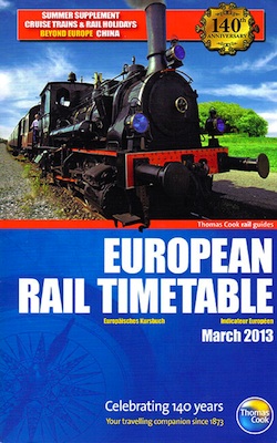 European Rail: Celebrating 140 years of Thomas Cook Timetables