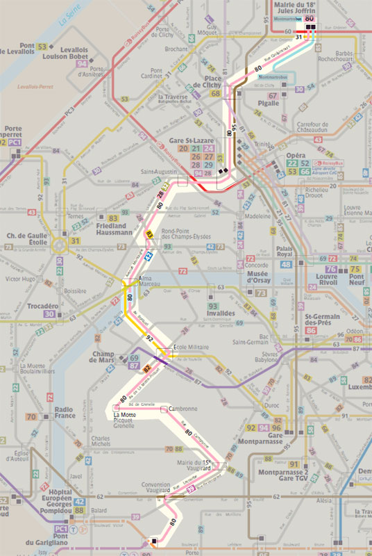 Paris: 7 public buses that are great for cheapo sightseeing | EuroCheapo